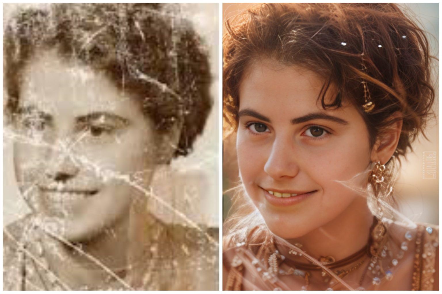 AI Restore Old Photo: Bringing Life Back to Faces in Vintage Photos